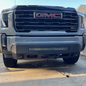 Winch Bumper Close Up Center.jpg | GMC AT4 Forum